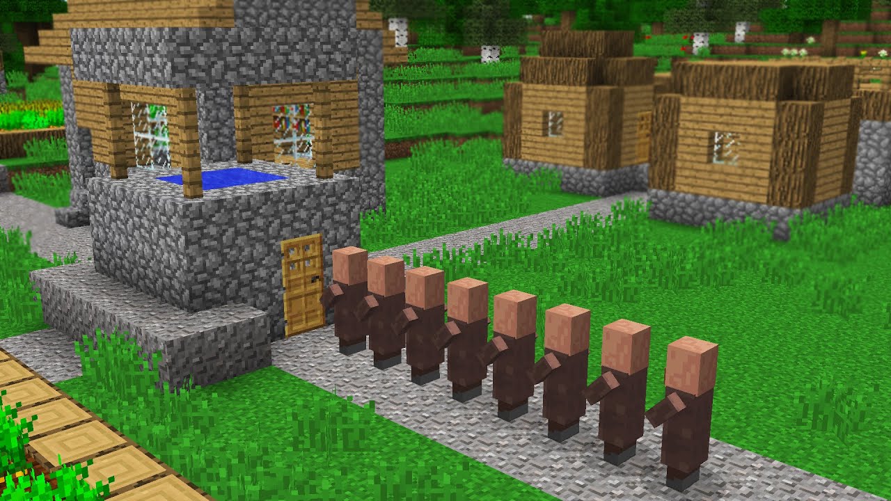 PROČ SE VESNIČANI PŘESTĚHOVALI DO STUDNY!? | Minecraft - YouTube