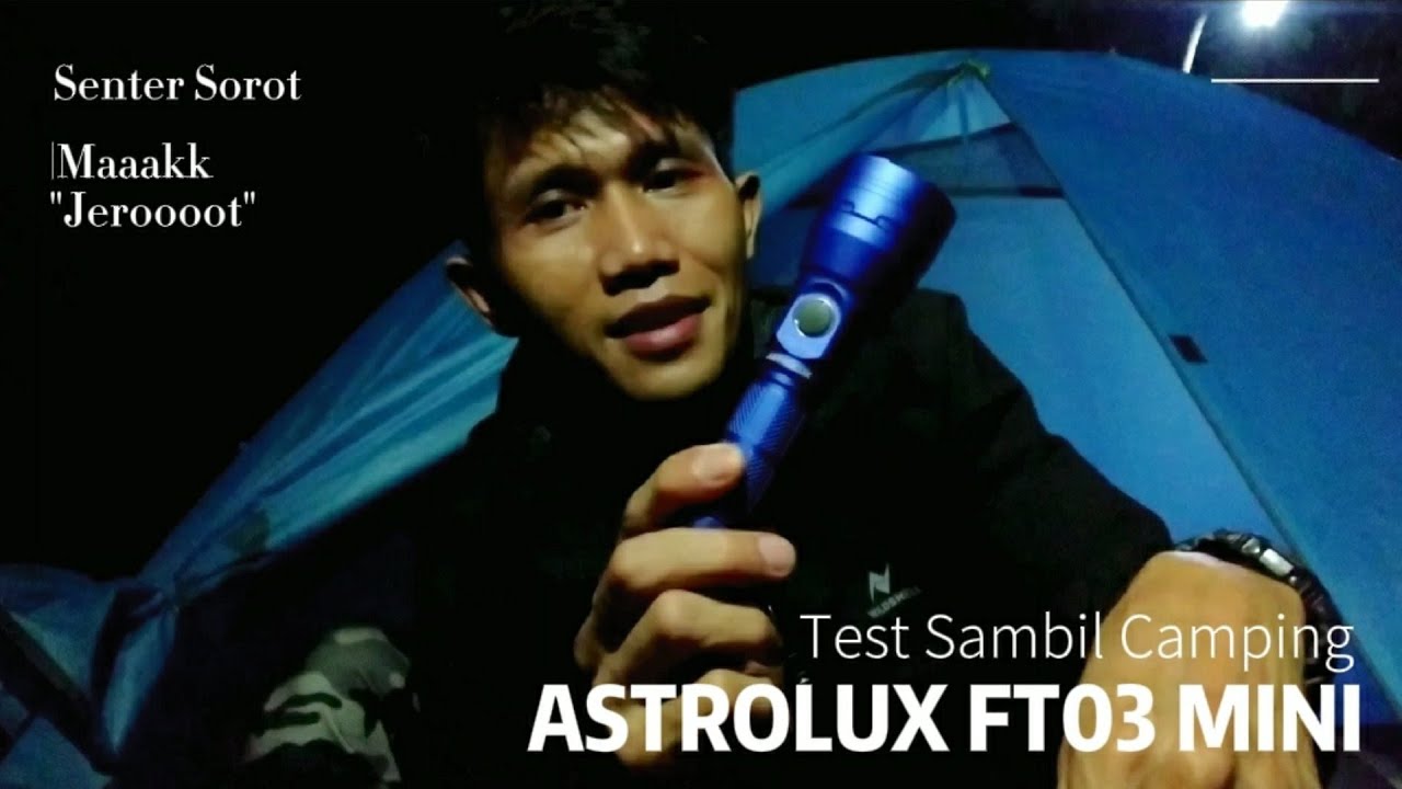 Astrolux ft03 mini sfs80 Senter led super terang type Sorot - YouTube