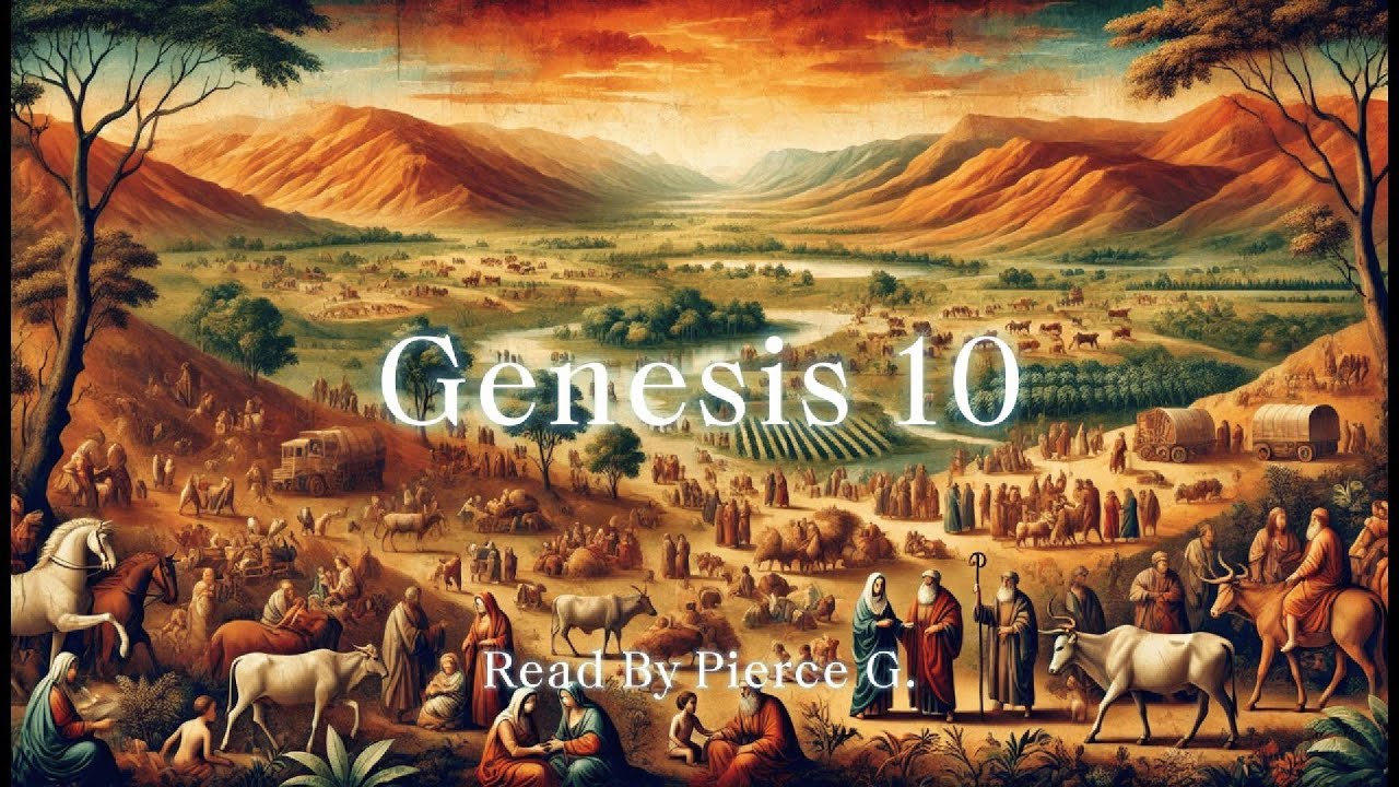 Genesis 10: The Table of Nations - Read By Pierce G. - YouTube