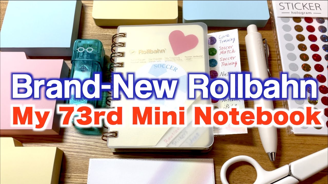 Brand-New Pocket Notebook Setup! My 73rd Rollbahn Mini Got So Lovely And Exciting - YouTube