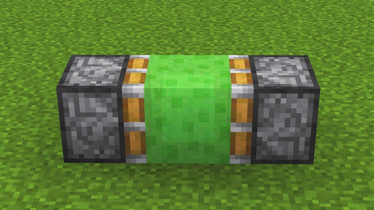 slime + piston = ? - YouTube