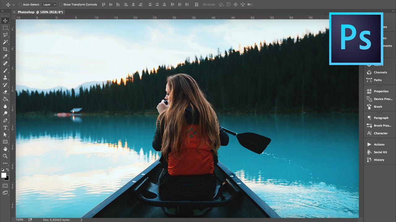 Hoe maak je een Parallax 3D effect in Photoshop? - YouTube