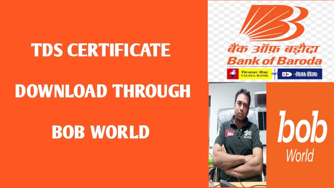 bob tds certificate download through bob world app / - YouTube