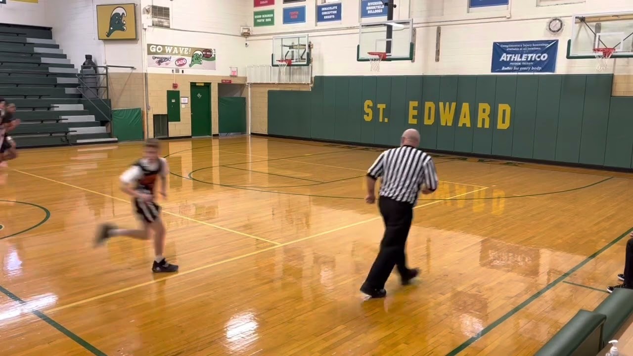 St. Edward 8th Grade Feeder Team Offensive Sets vs Batavia 2nd Half 12. ...