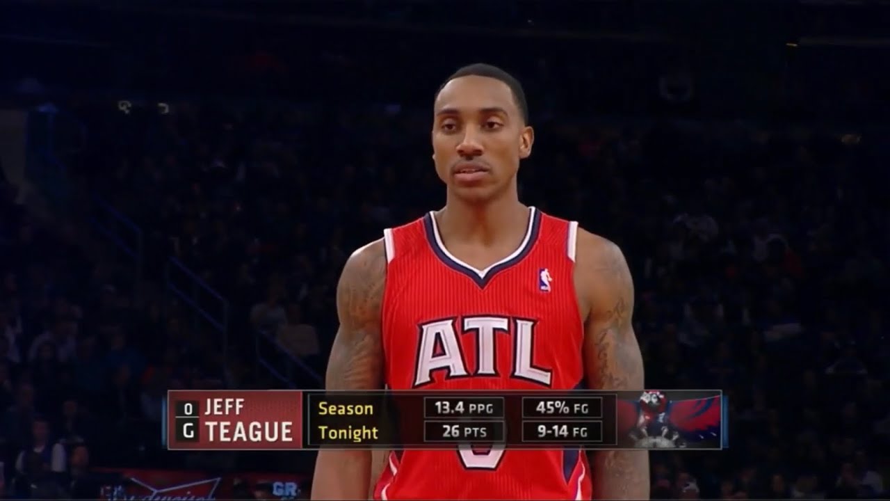 Jeff Teague Hawks 27pts 5rebs 6asts vs Knicks (2013) - YouTube