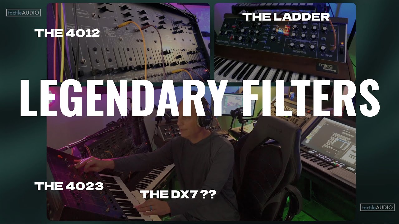 Legendary Filters: ARP 4012, 4023, Moog Ladder & The DX7 "Fake" Filter ...