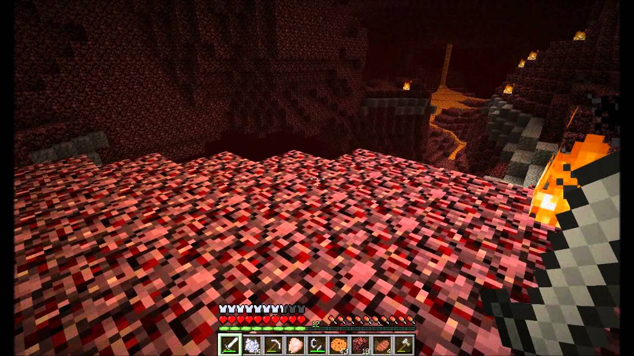 (Minecraft) Survivre ! Episode 8:Balade dans le nether et rammassage de ...
