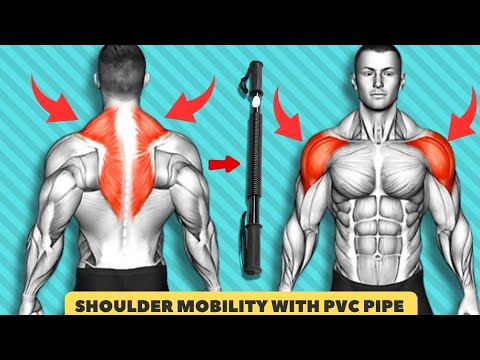 Shoulder Workout With PVC Pipe for Shoulder Mobility And Flexibility ...