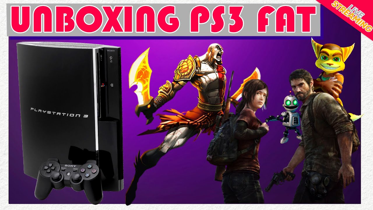 UNBOXING PS3 FAT 40GB | USADO | - YouTube