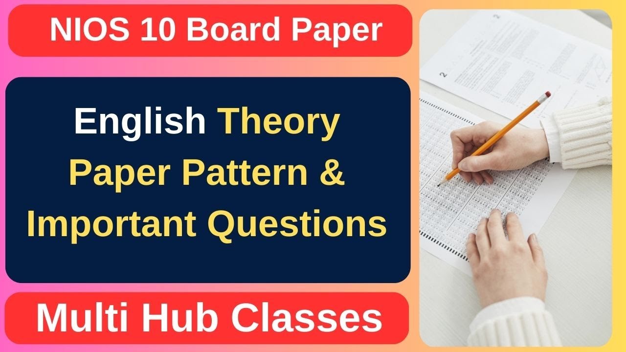 nios 10 english question paper,nios 10th english important questions # ...