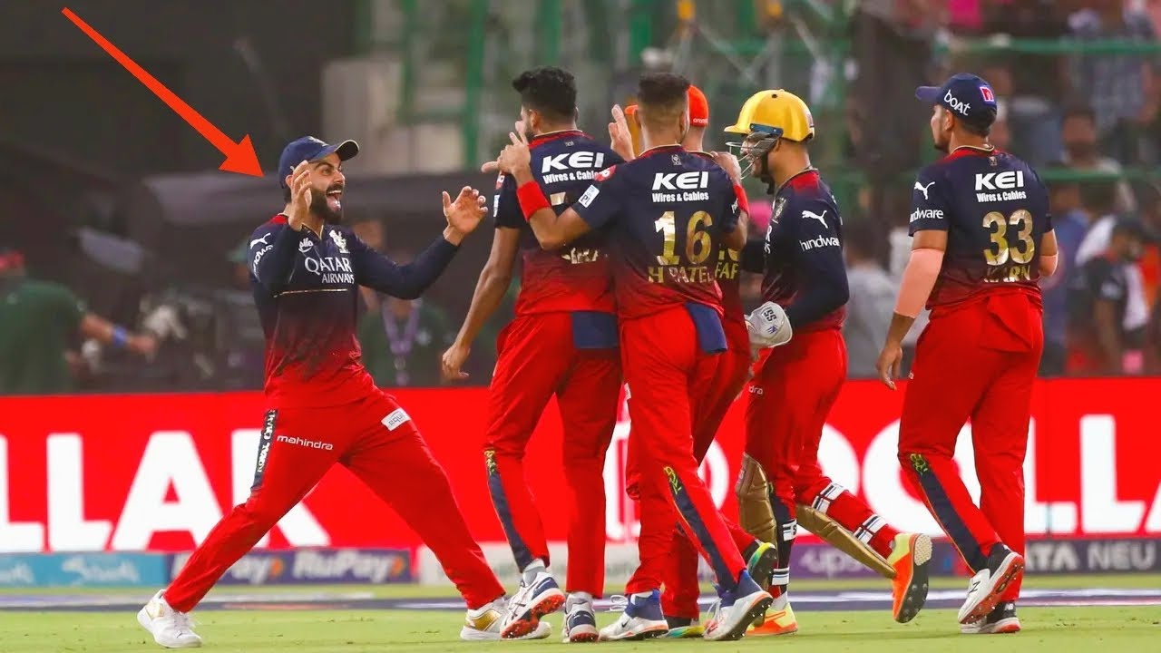 rcb winning moments today - YouTube