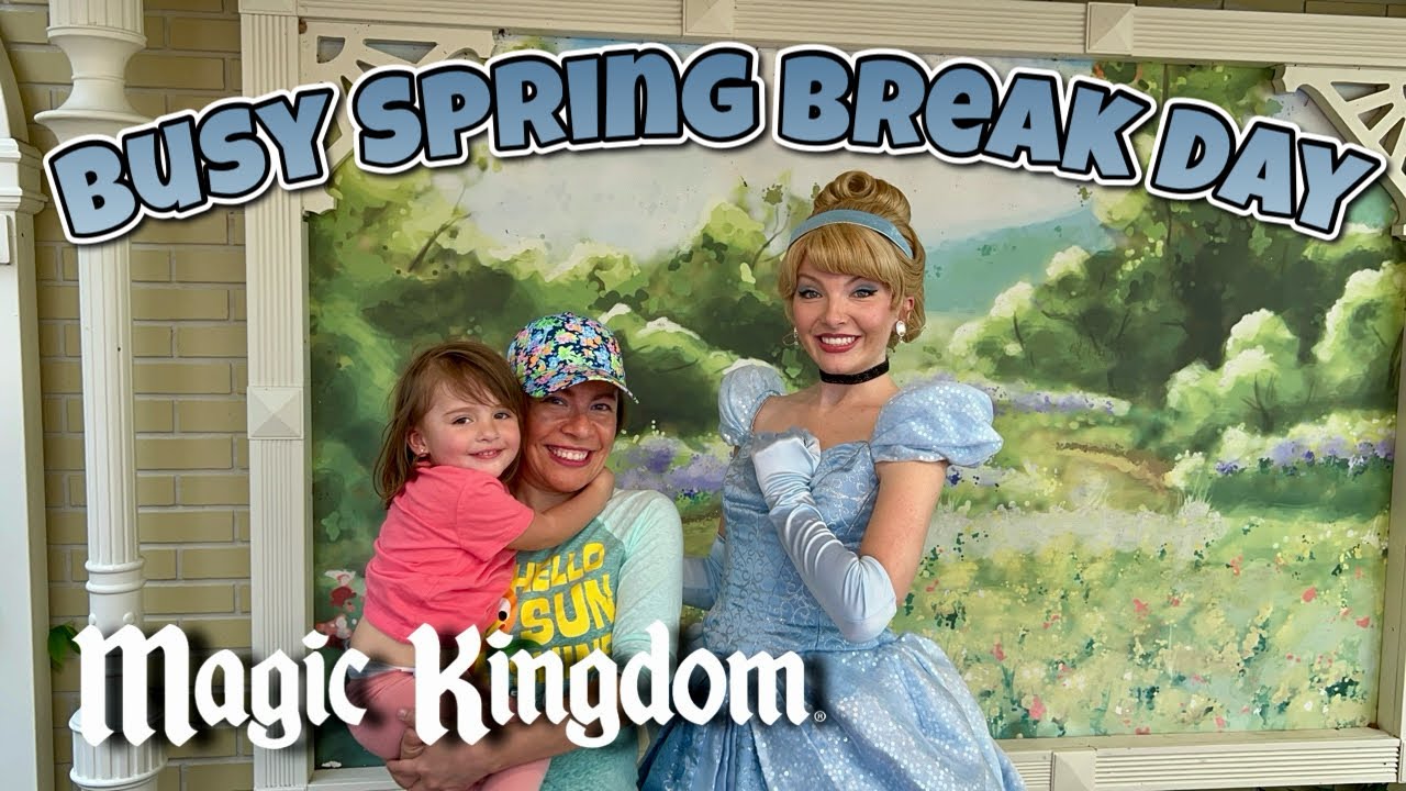 Busy Spring Break Day at Magic Kingdom | Tiana's Bayou Adventure UPDATE ...