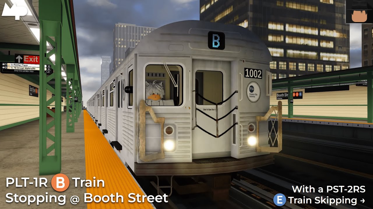 PTA Subway: Cadland bound PST-2RS (E) Exp Train Bypassing & PLT-1R (B ...