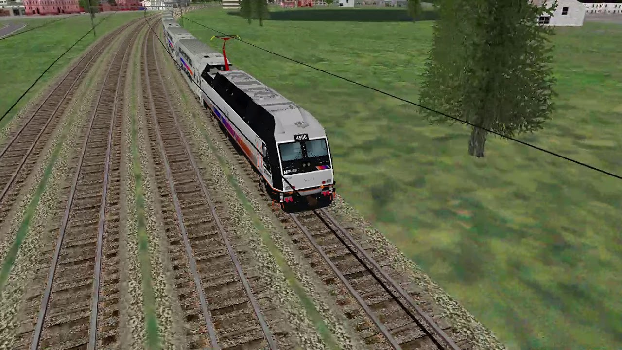 NEW JERSEY TRANSIT MULTILEVELS-OPEN RAILS TRAIN SIMULATOR - YouTube
