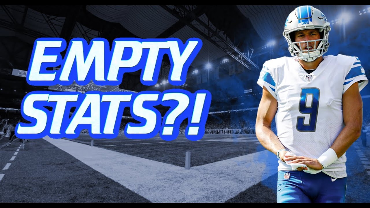 7 NFL Players That Put Up EMPTY STATS! - YouTube