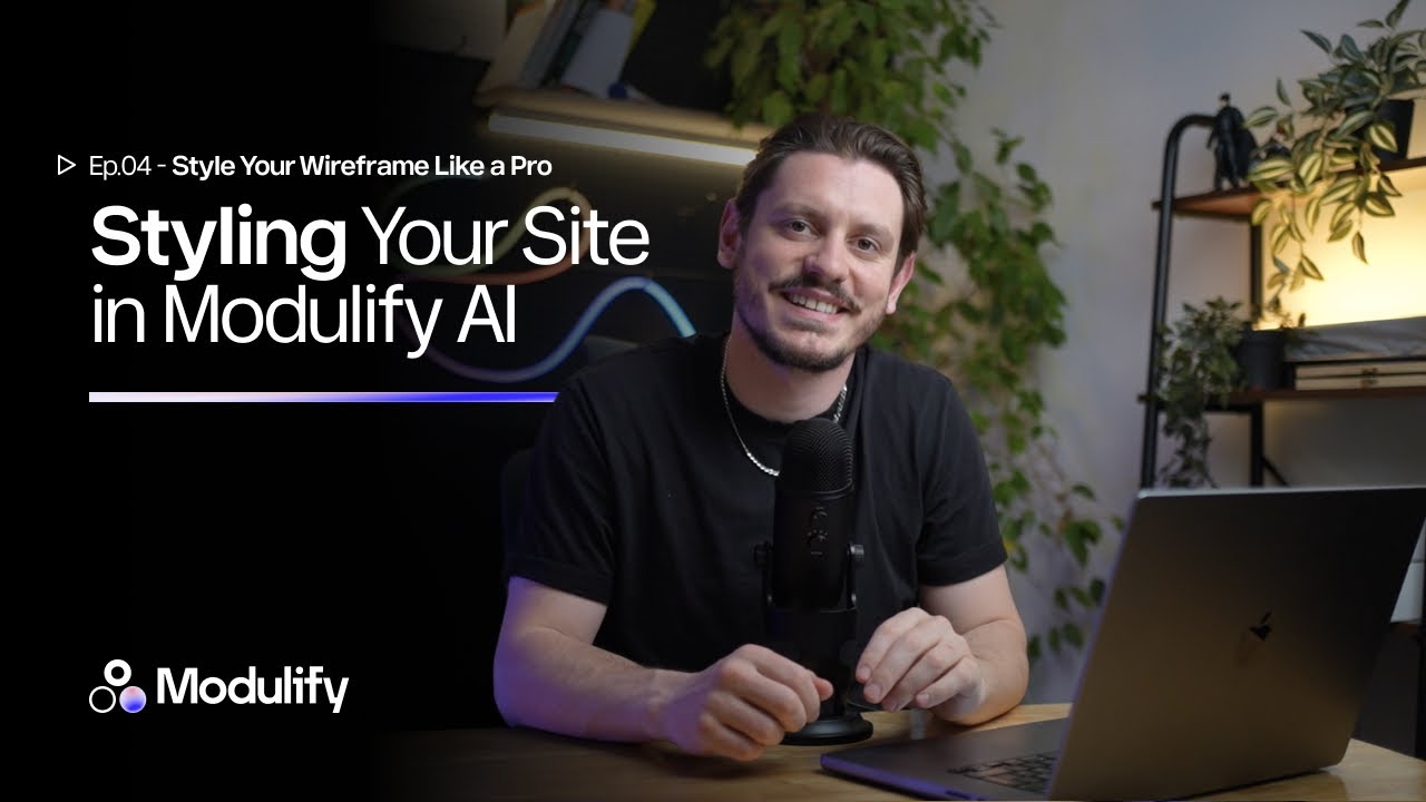 Ep.04 - Styling Your Site in Modulify AI - YouTube