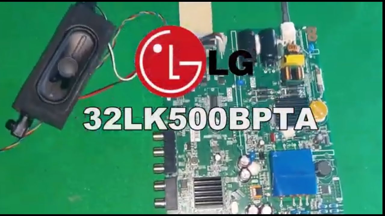 TEST MAINBOARD TV LED LG 32LK500BPTA - YouTube