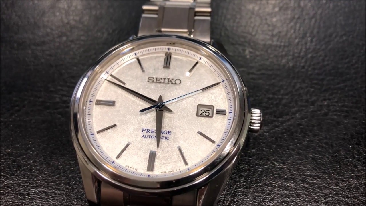 Unboxing of the Seiko Presage LE SJE073 or SARA015 - YouTube