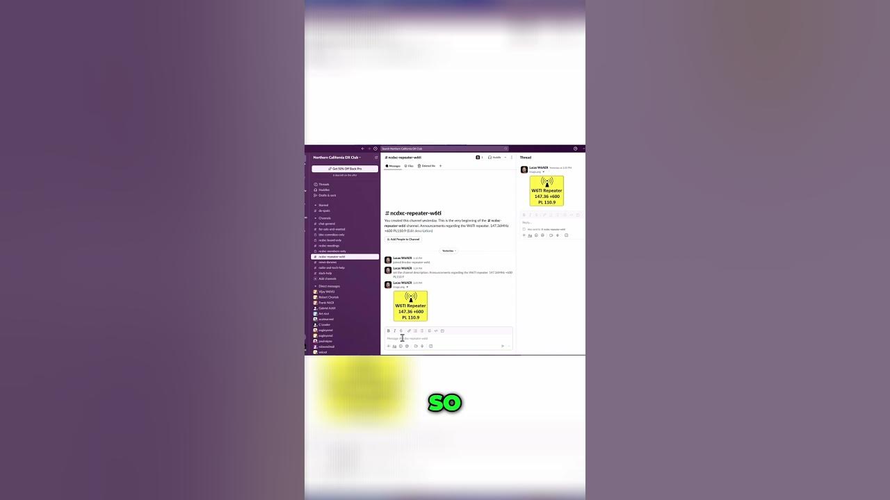 Stop Sending too many messages in Slack use threads - YouTube