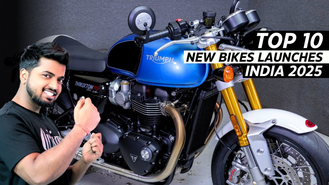 Top 10 New Bike Launches🚨& News In India 2025 FT: Triumph, Bmw, Tvs ...