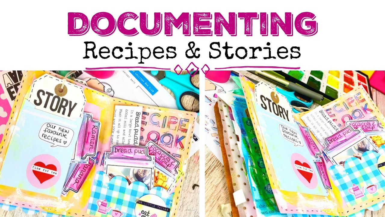 DOCUMENTING RECIPES & STORIES | Creative Journaling | How I journal My ...