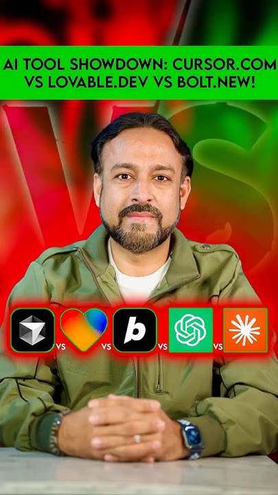 AI Tool Showdown: Cursor.com vs Lovable.dev vs Bolt.new! - YouTube