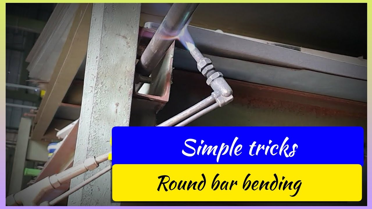 Simple Tricks For Round Bar Bending - YouTube
