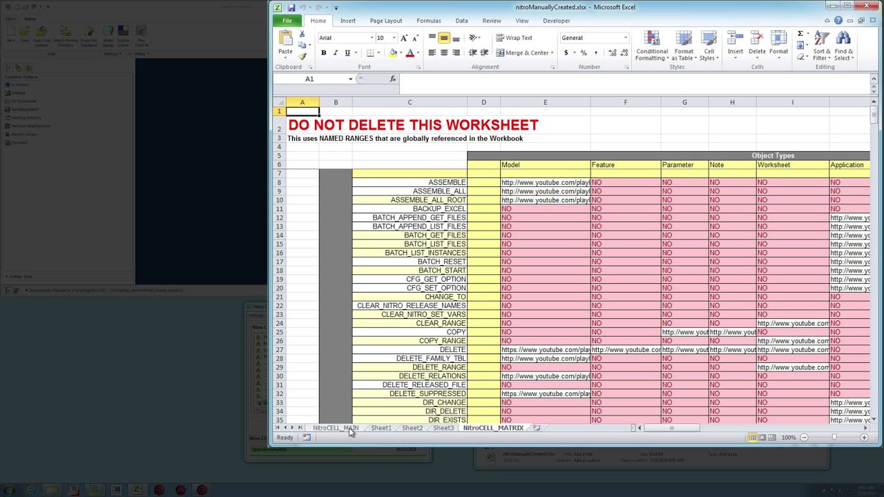 Nitro-CELL Working with Existing Excel Workbooks - YouTube