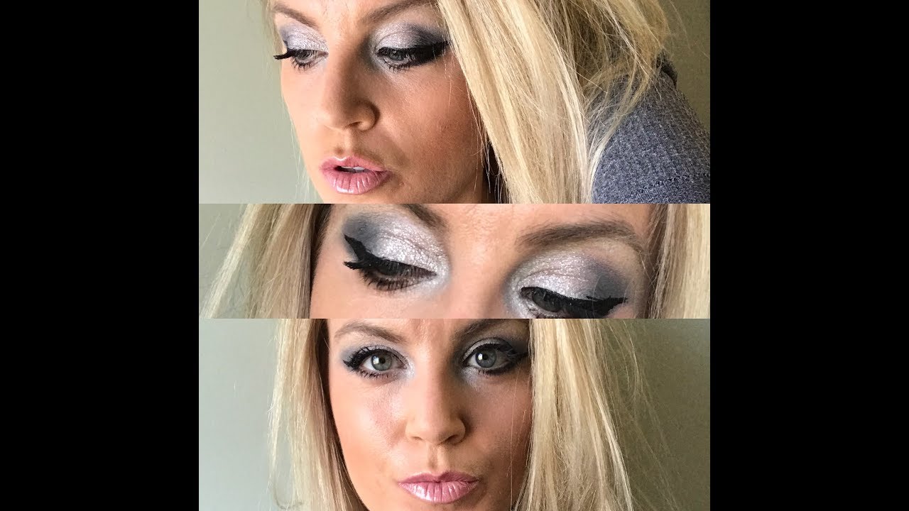 NYE Silver Smokey Eye - YouTube