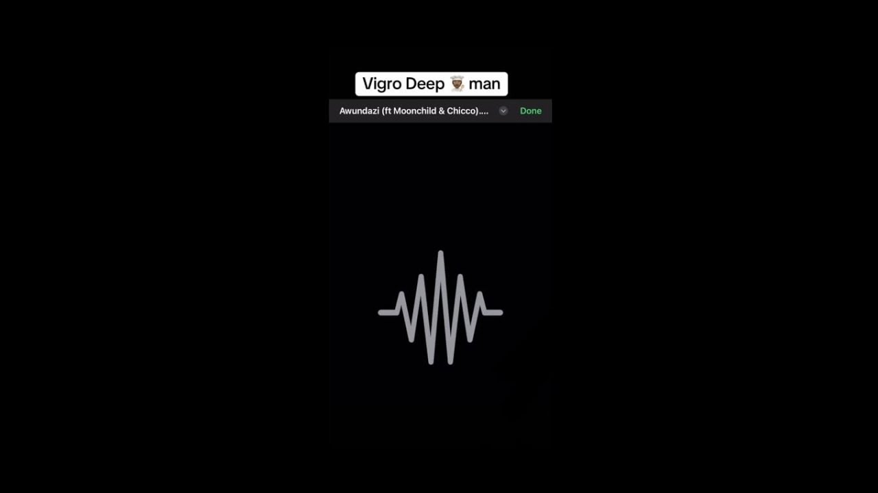 Vigro Deep - Awundazi feat Moonchild & Ch'cco (New track) - YouTube Music