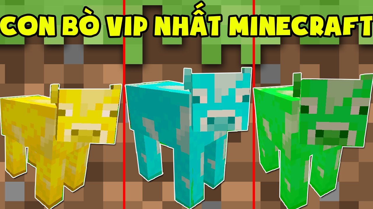 Minecraft, Nhưng Noob Sở Hữu Con Bò Vip Nhất Trong Minecraft - YouTube