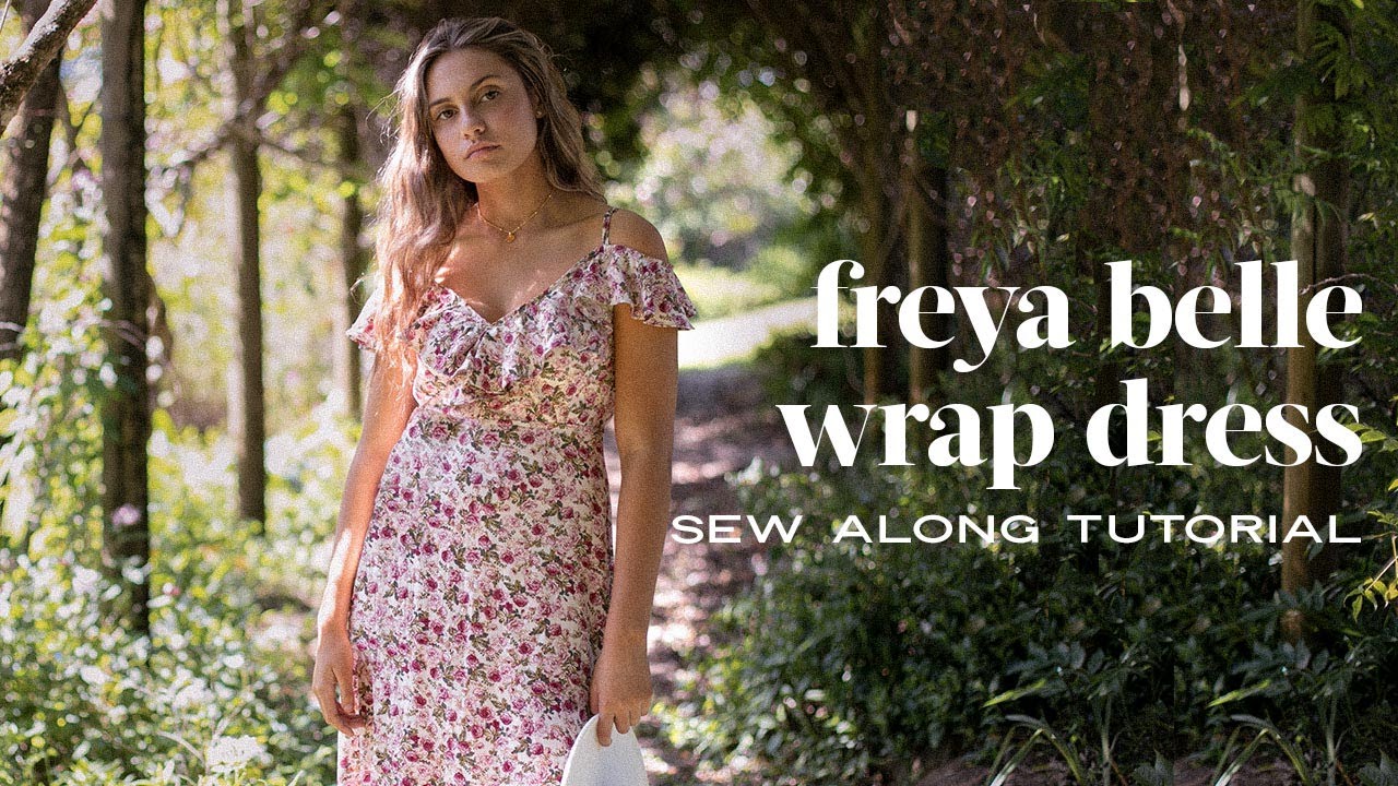 DIY Wrap Dress Tutorial | Pattern + Sew-Along - YouTube