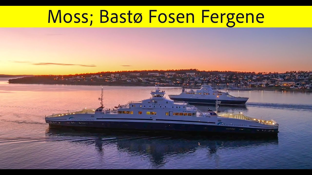 Norway, Moss & Bastø Fosen Ferries Drone 5K@4K - YouTube