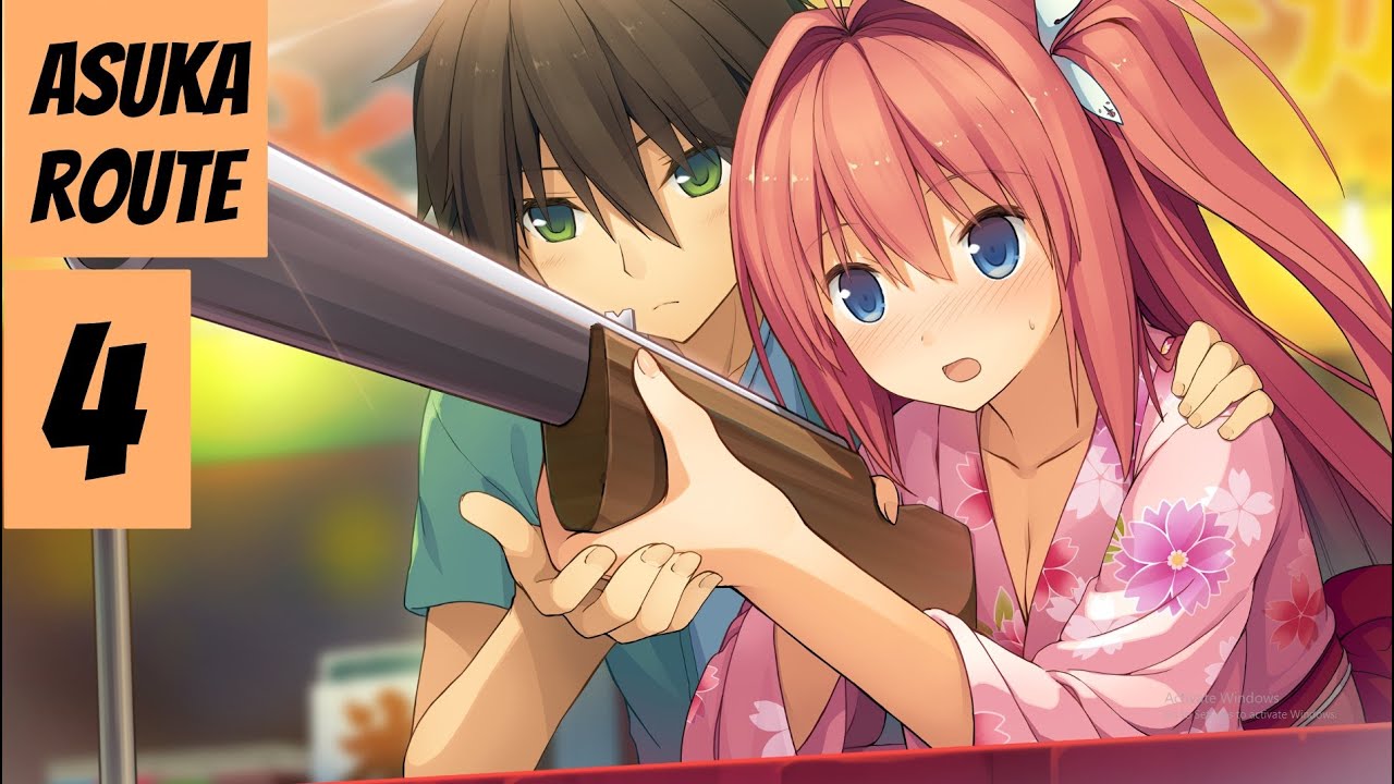 [ASUKA ROUTE #4] Let's go to bon odori festival date with Asuka ...