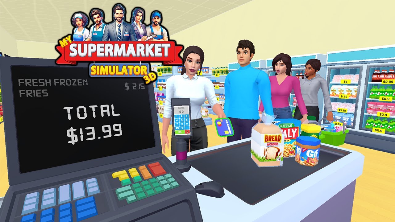 Supermarket Simulator 3D Unlimited Money Mode APK: Full Android ...