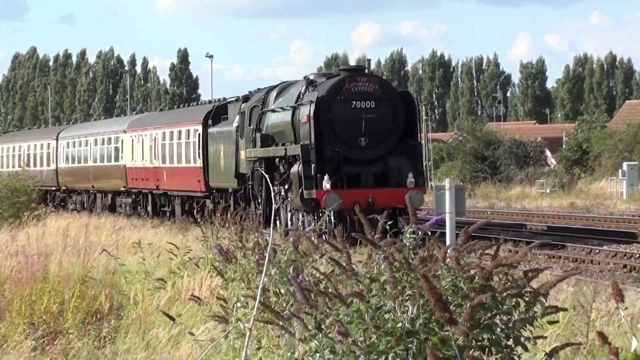 BR Standard Class 7 no.70000 'Britannia' at March railway station on ...