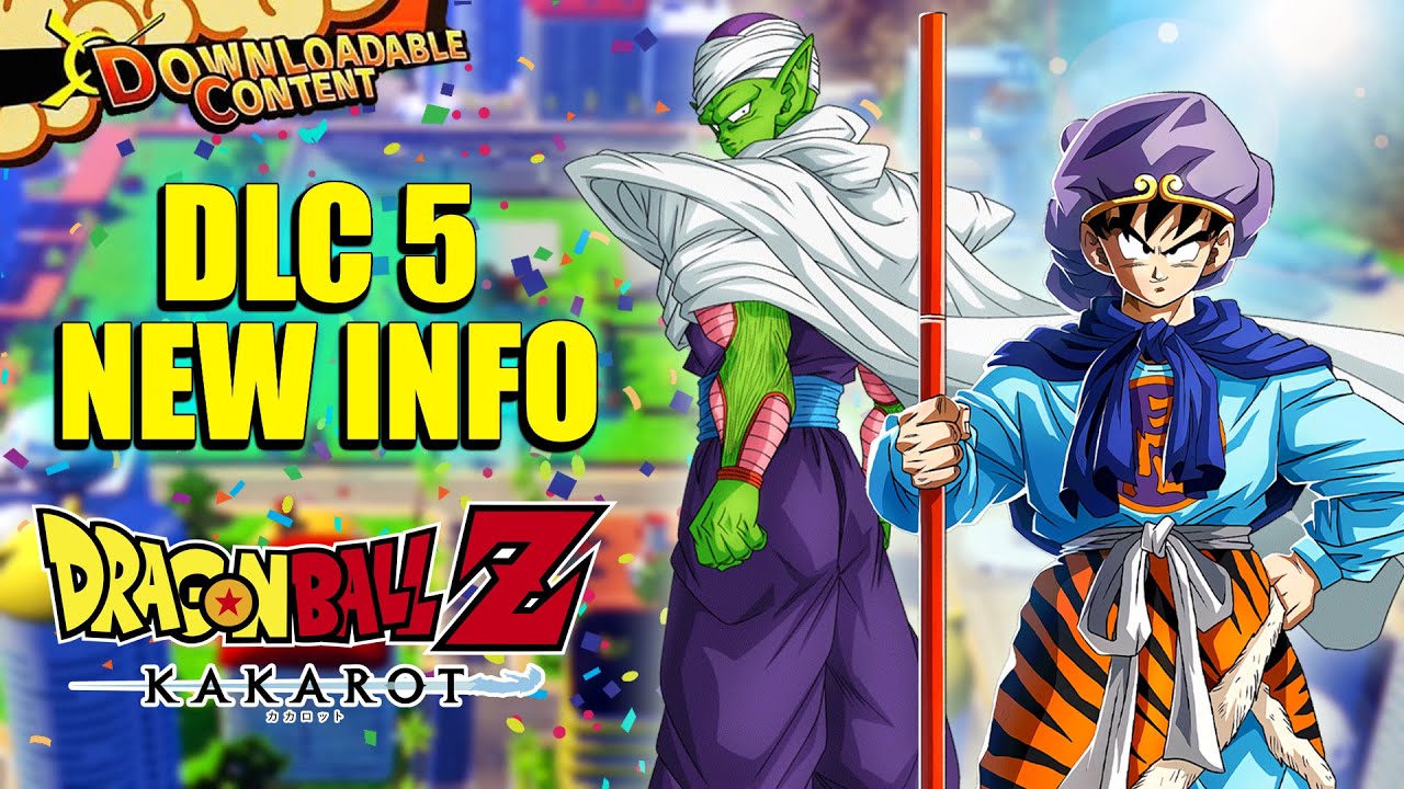 Dragon Ball Z Kakarot DLC 5 NEW BOSS Information V-JUMP - YouTube