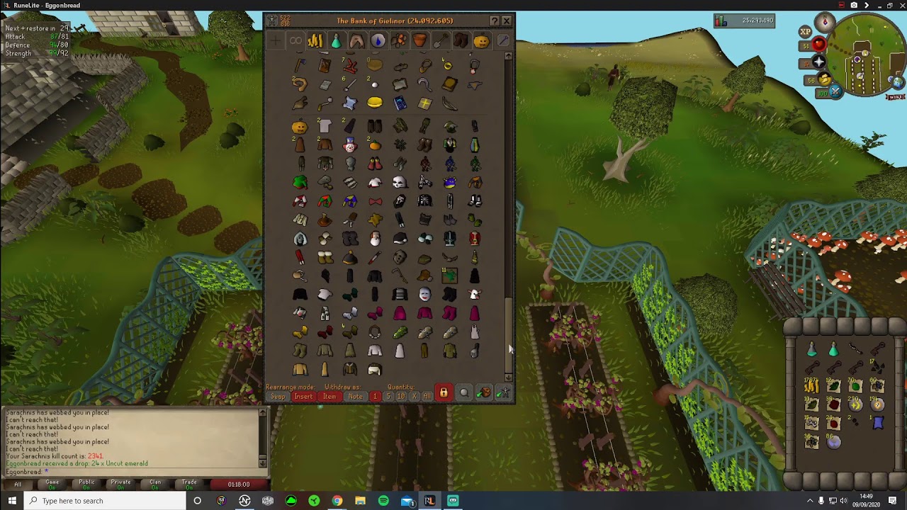 OSRS Live PET SPIDER - YouTube