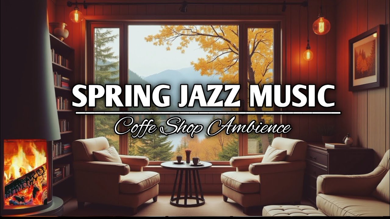 Spring Jazz Music Relaxing jazz Instrumental Music & Snowfal for work ...