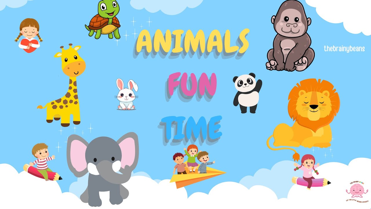 Animals Fun Time | Learn About Animals | Preschoolers - YouTube