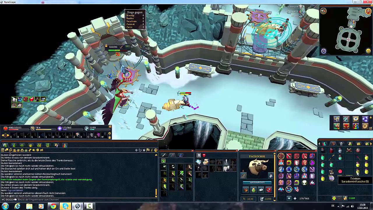 Runescape Nex solo with Armadyl battlesatff - YouTube