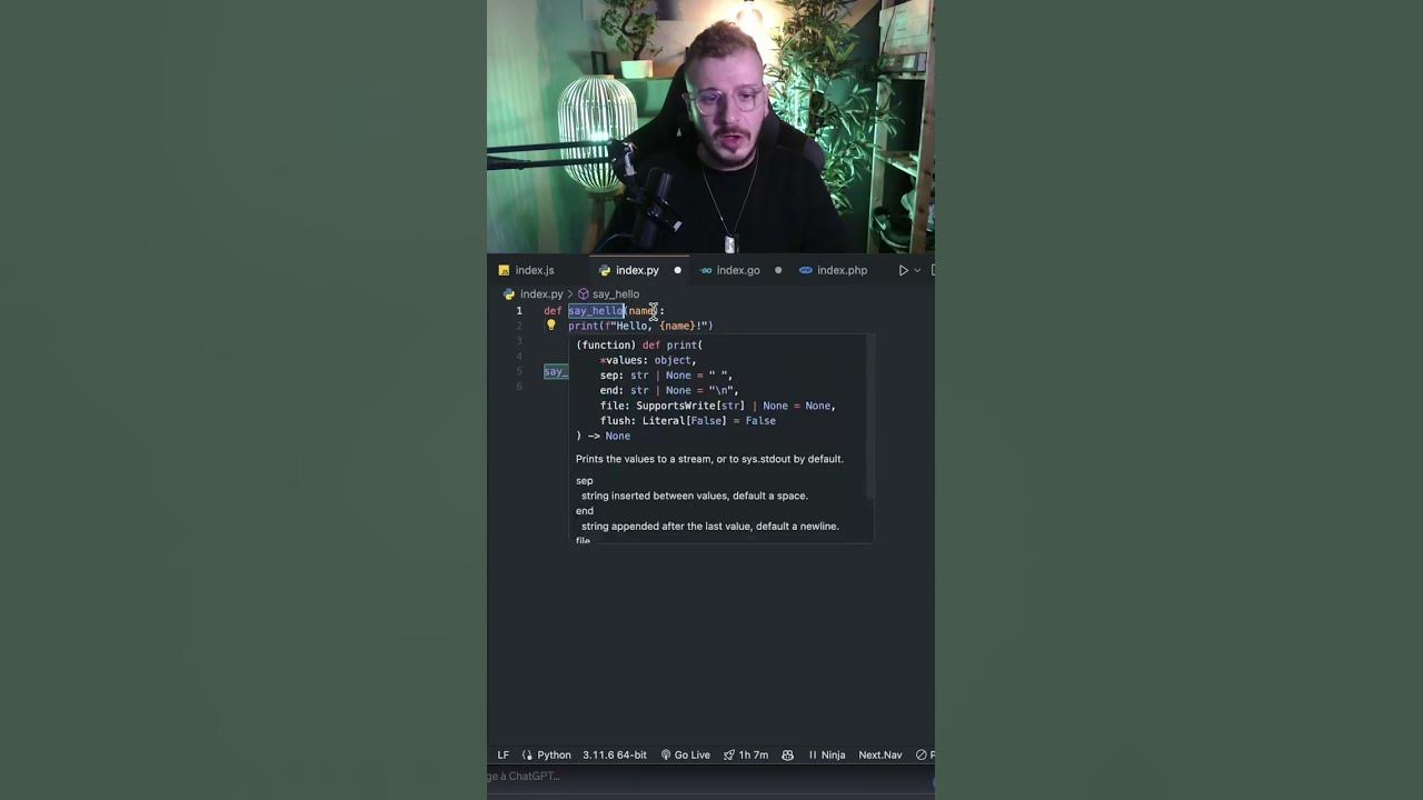 Les fonctions dans 4 langages de programmation #fyp #coding #learncoding #javascript # ...