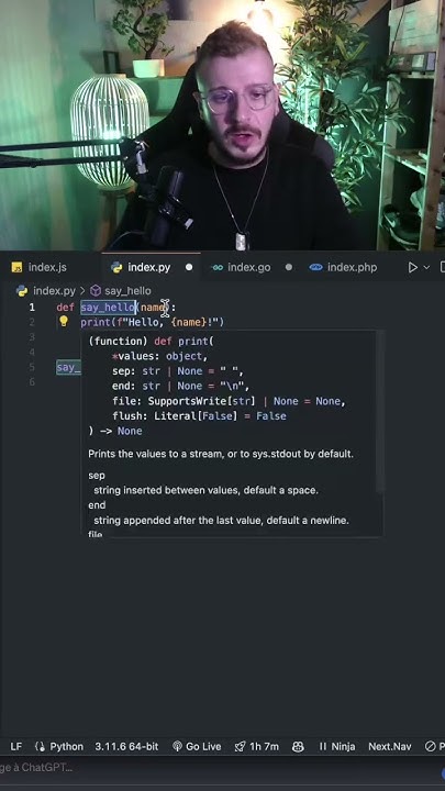 Les fonctions dans 4 langages de programmation #fyp #coding #learncoding #javascript # ...