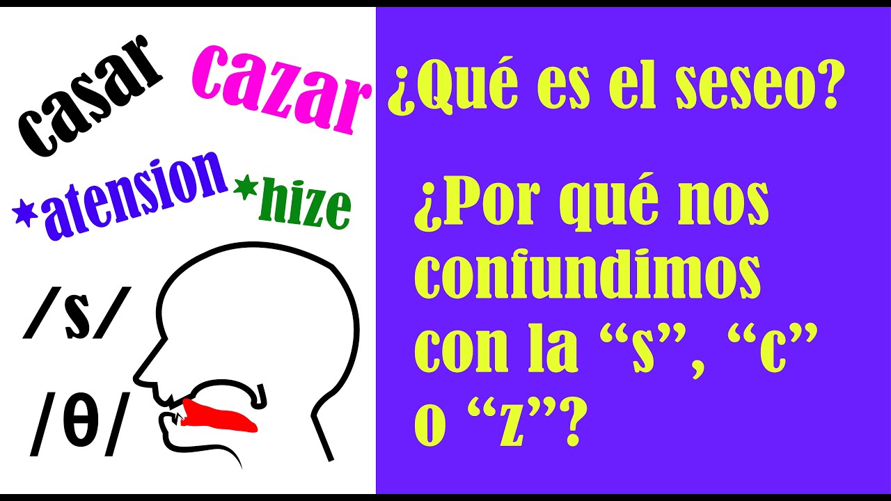 El seseo y los errores ortográficos - YouTube