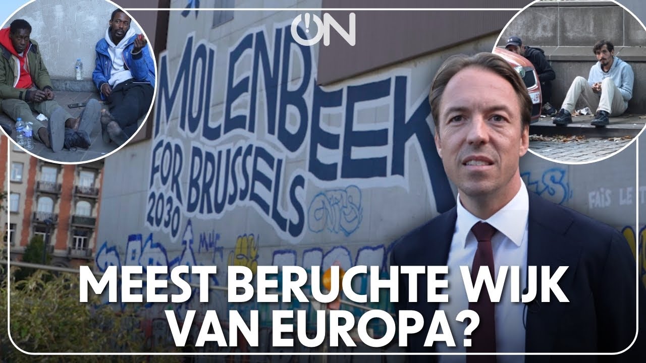 Vlaams Belanger Sam van Rooy bezoekt Molenbeek: 'Ik voel me hier niet ...