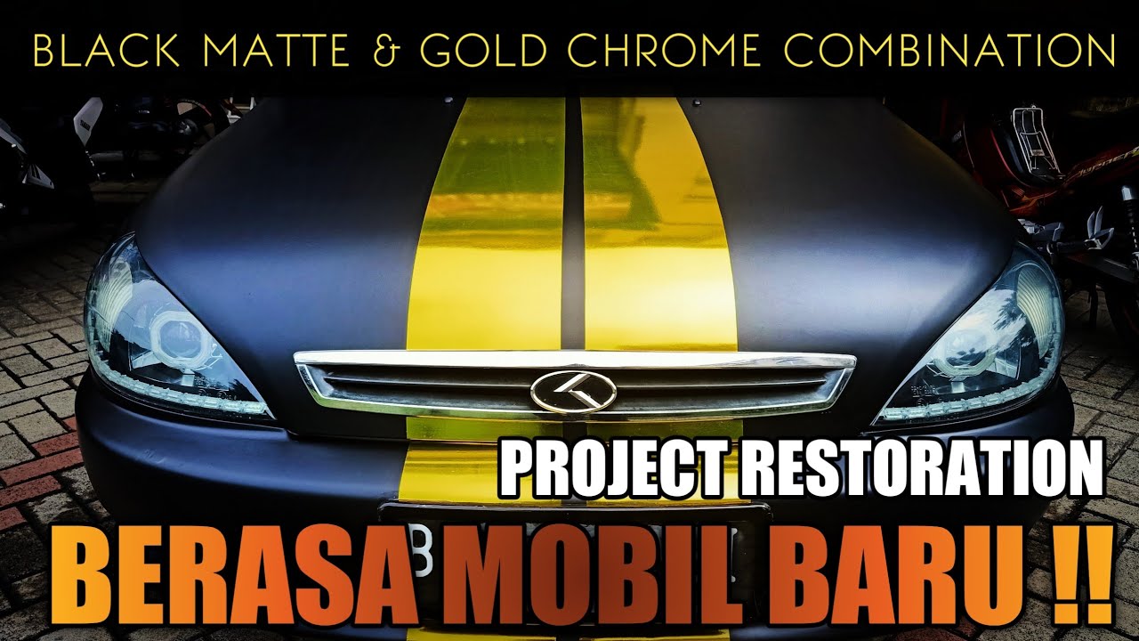 PROJECT RESTORATION - KIA RIO FULL WRAP MACTAC BLACK MATTE WITH ...