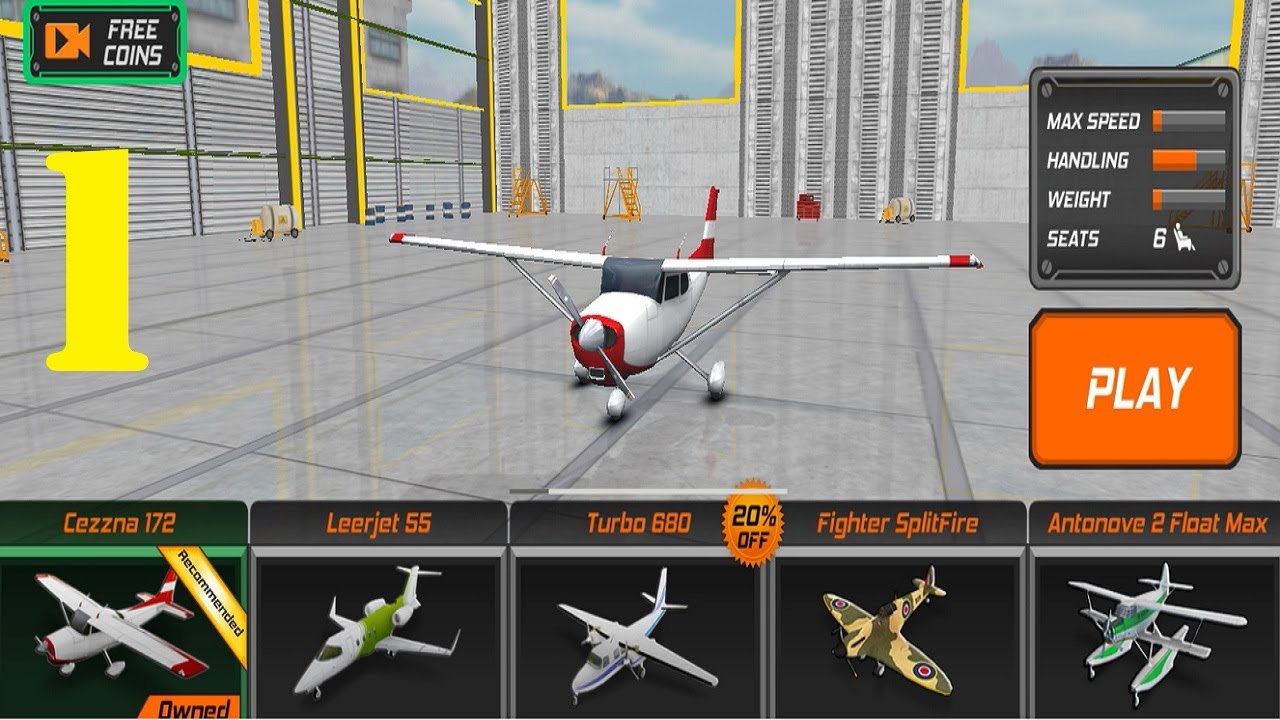 Flight Pilot Simulator 3D - Takeoff Class - Introduction and Tutorial ...