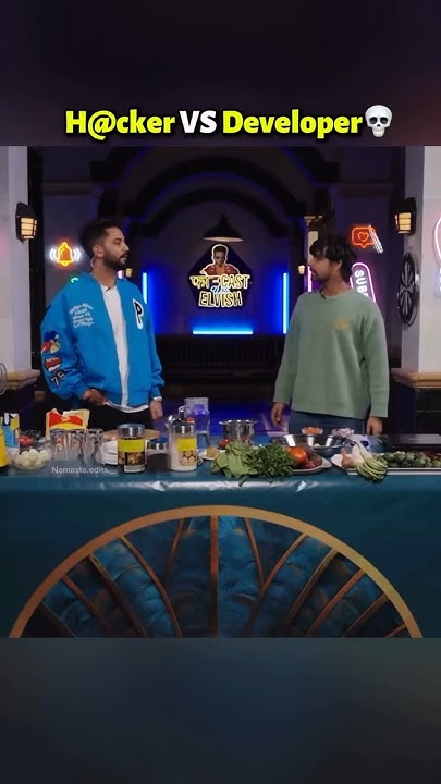 Hacker vs Developer 😂 | elvish yadav show | @TheSocialFactory #elvishyadav #trending #shorts # ...