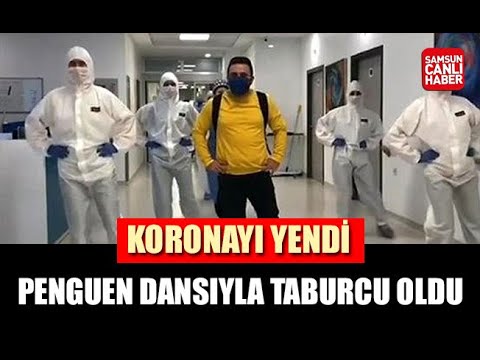 Koronayı Yendi Penguen Dansıyla Taburcu Oldu