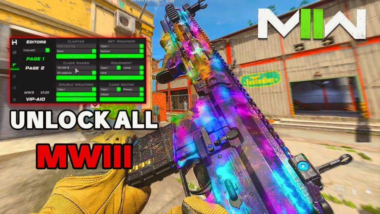 Warzone 3 Mw3 Unlock All Tool Camos Operators ⭐ Youtube